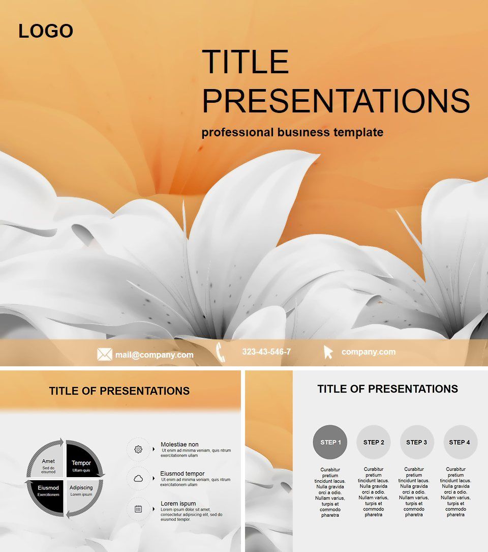 Lily template theme: Keynote Lily themes