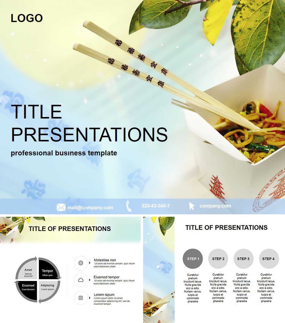 Asian Food Keynote Presentation Template