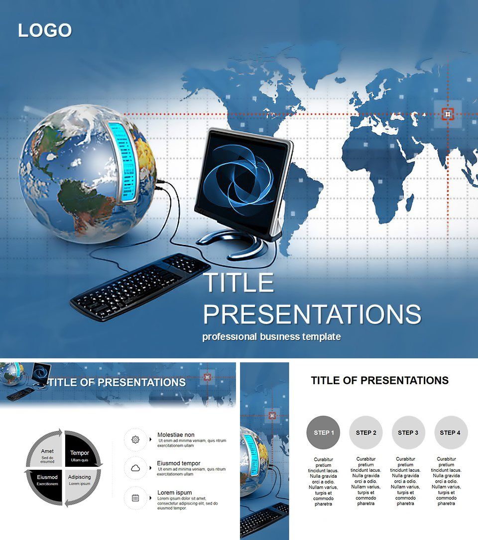 Internet World Wide Web Keynote Template: Presentations