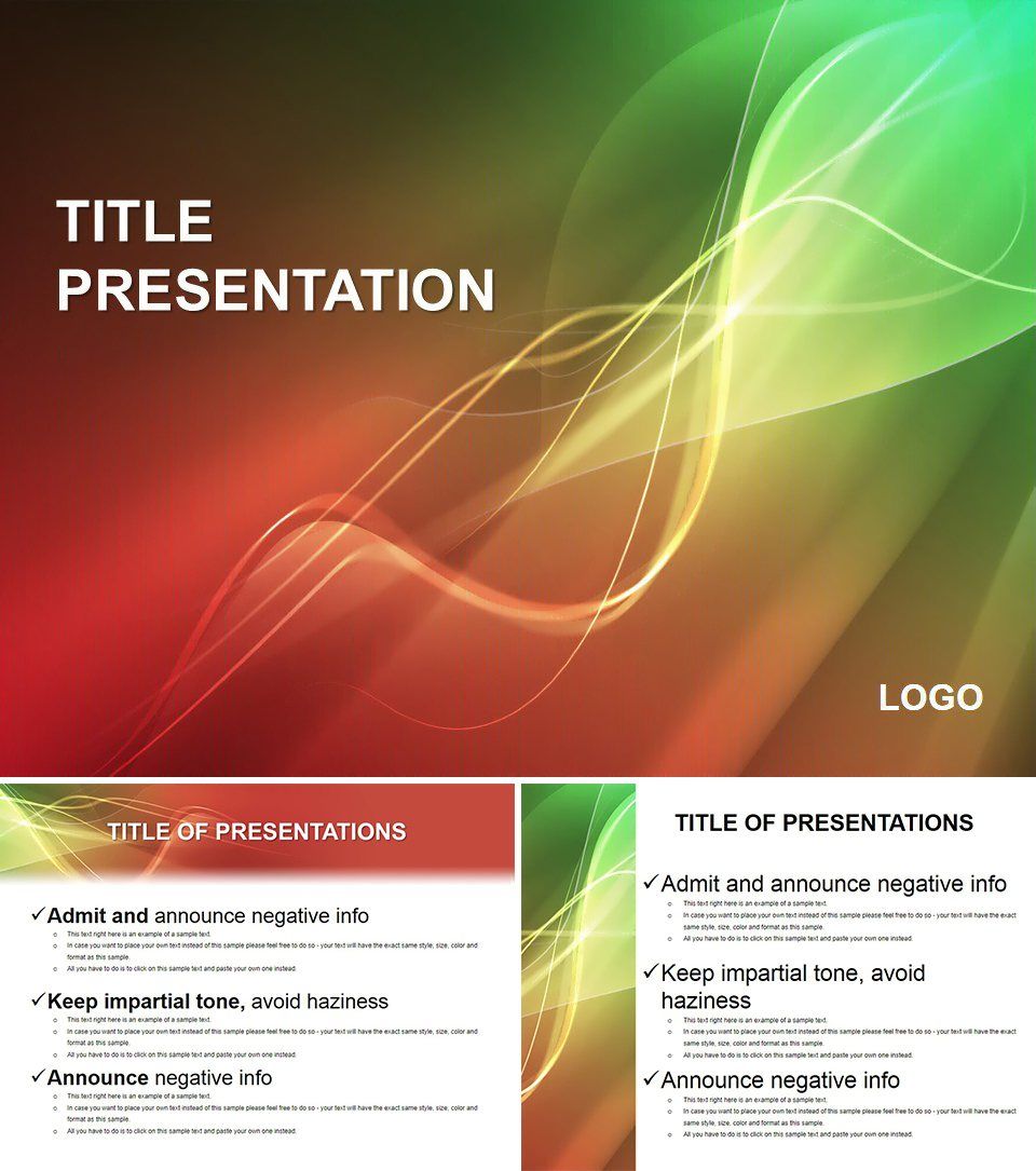 Abstract Backdrop Keynote Template