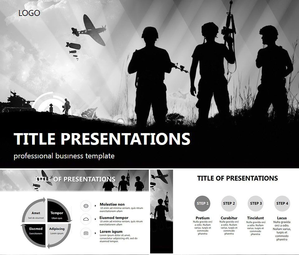 Military Heroes Keynote Presentation Template