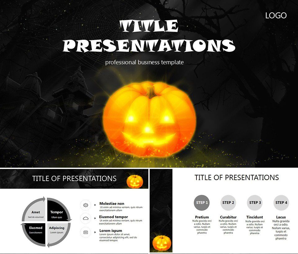 Halloween Keynote Template - Design for Your Presentations