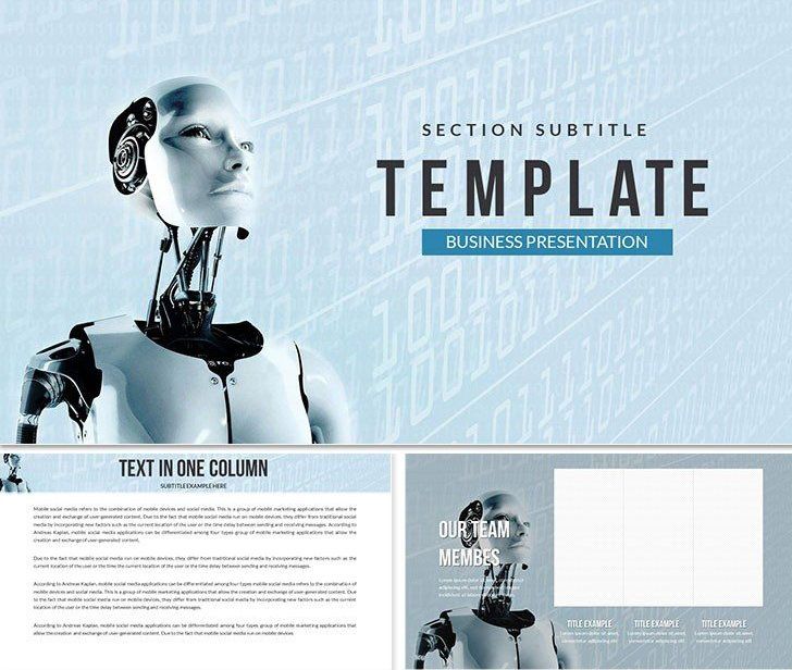 Future Intelligent Robot Keynote Template: Design Presentation
