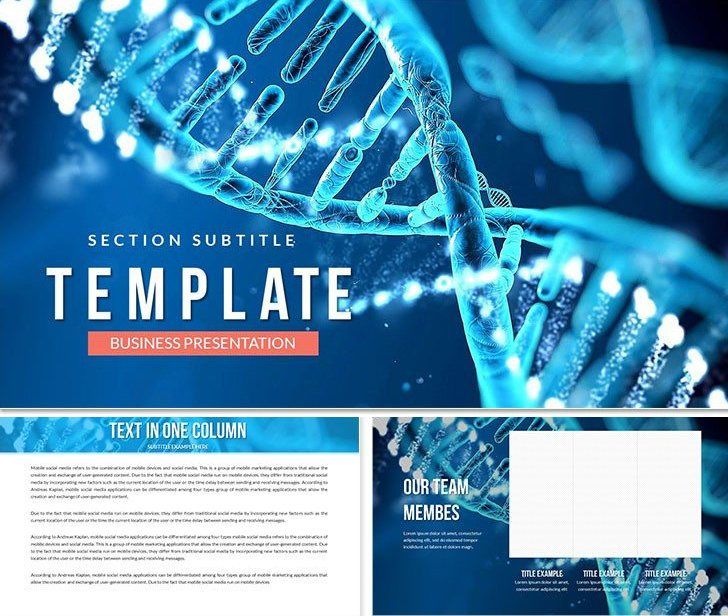 Genetic Testing Keynote Templates