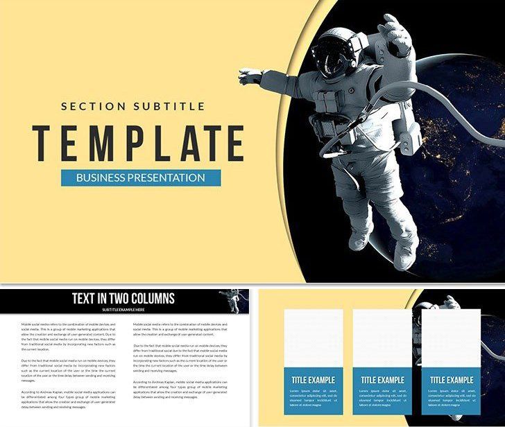 NASA Astronaut Keynote Template: Design Presentation
