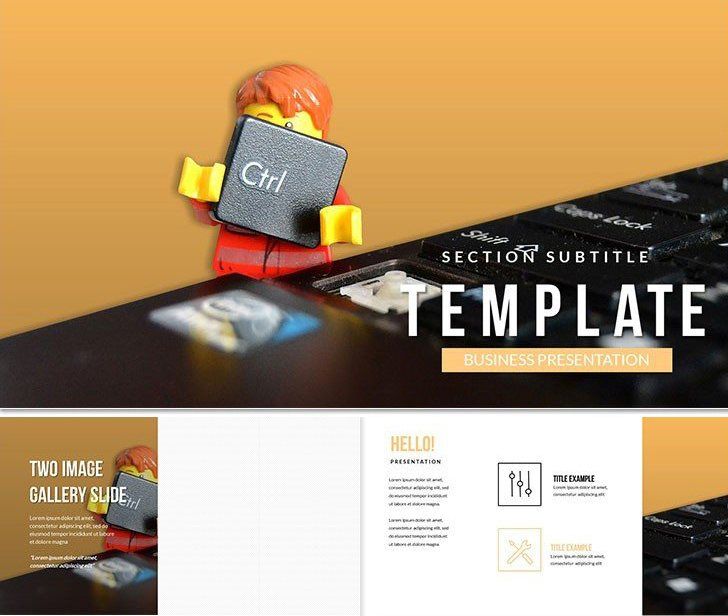 Computer Repair Technical Support Keynote Template: Presentation