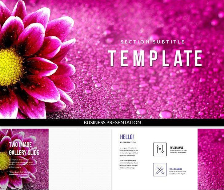 Flower Delivery Keynote templates Presentation