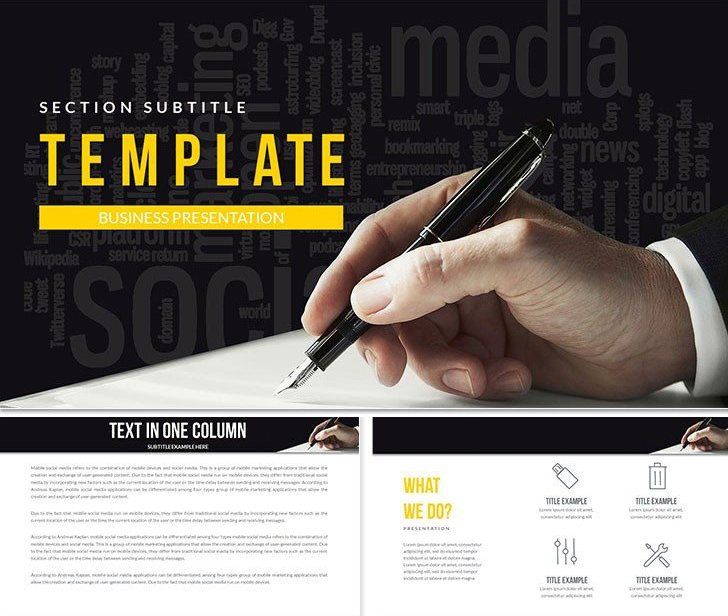 Business guide Keynote Templates