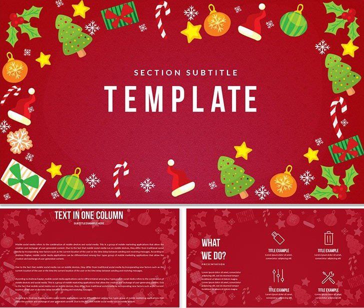 Christmas Album Keynote Templates