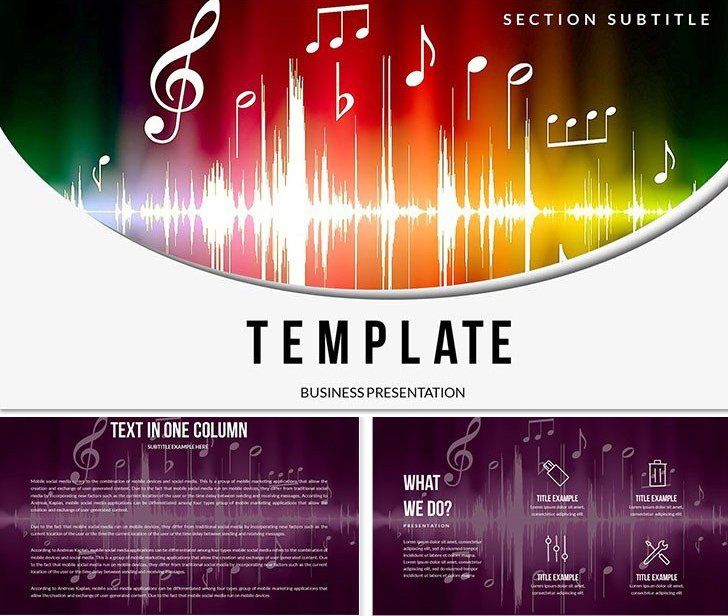 Download Popular Music Keynote templates