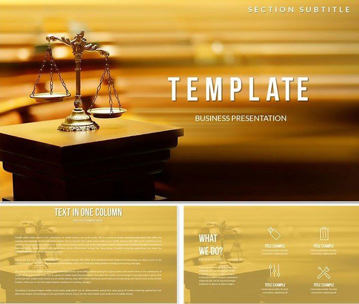 Judiciary Keynote templates - Themes