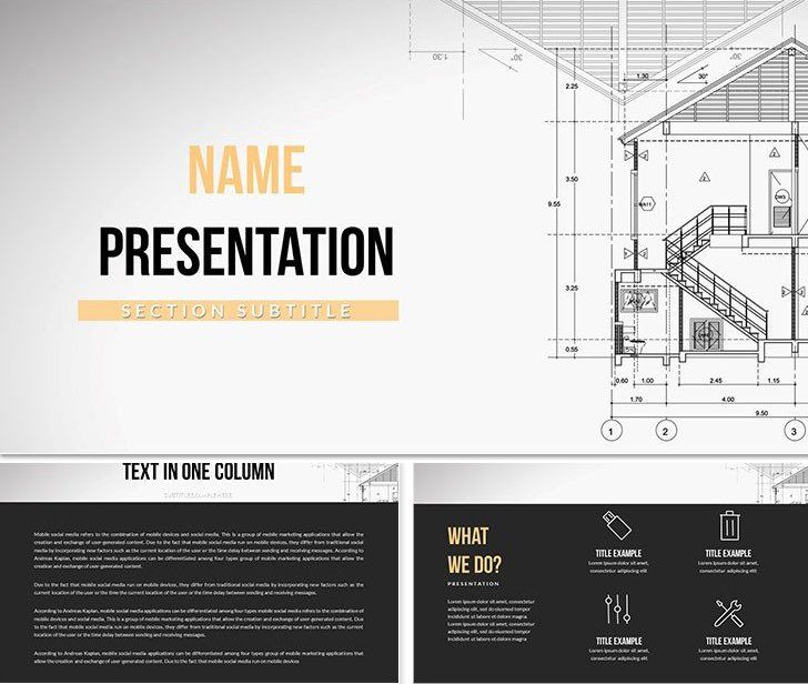 Architecture Agency Keynote Template - Designs, Collection, Download