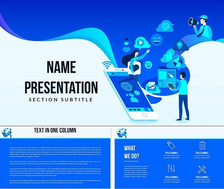 Smartphone templates | Keynote Themes | ImagineLayout.com