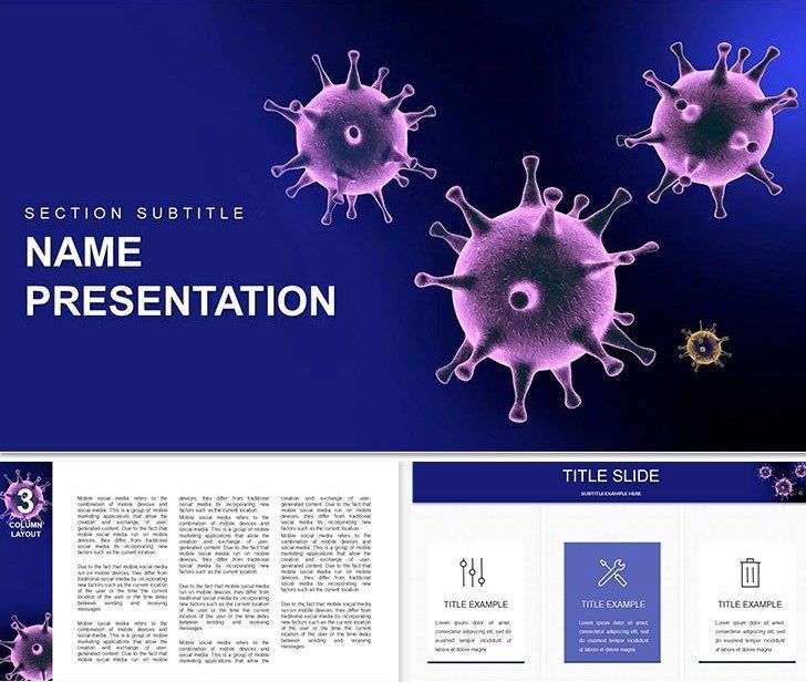 Virus Prevention Keynote Template | Infection Control & Health Tips ...