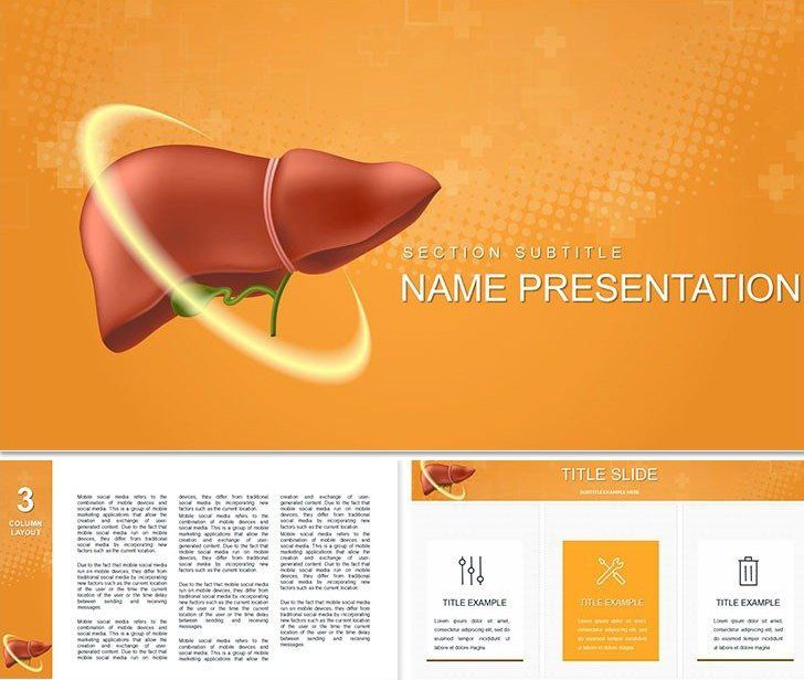 Healthy Liver Medical Keynote Template