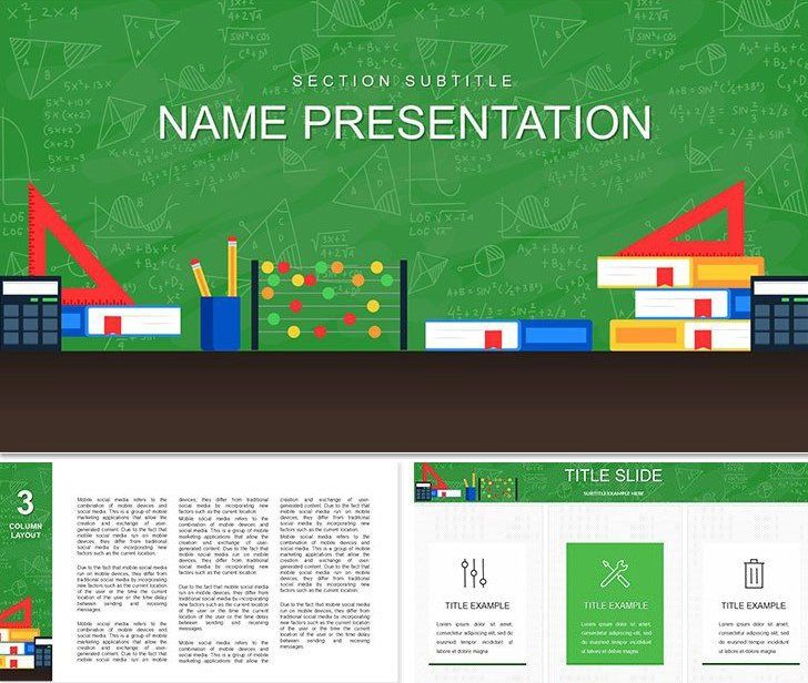 Strategies for Teaching Math to Kids Keynote template