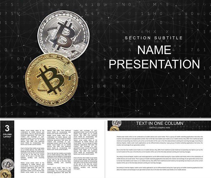 How to Buy Bitcoin Stock Keynote template