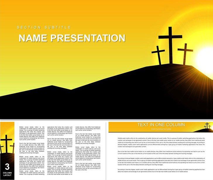 Sermon Keynote Template: Spiritual Slides