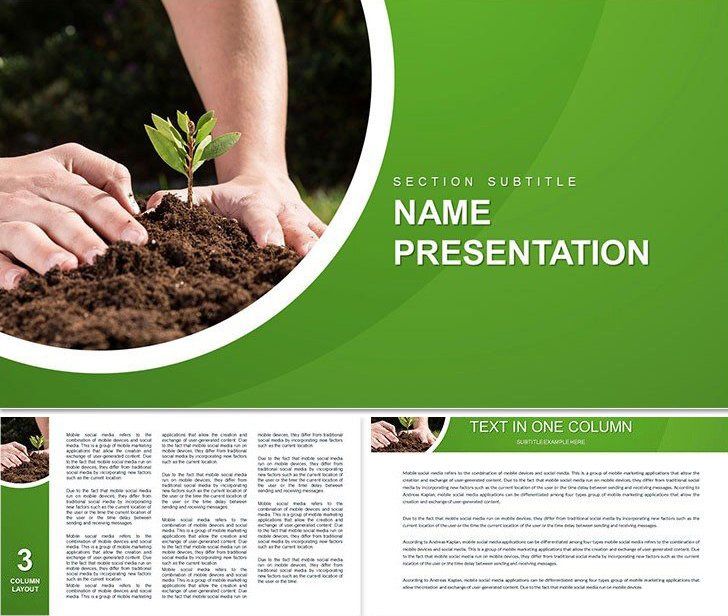 Ecobiology Plants Keynote template