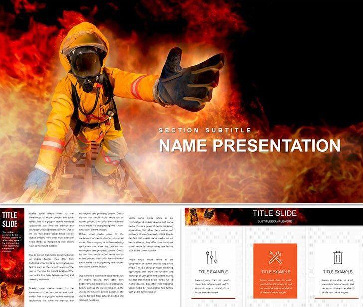 Bushfire and wildfire risks Keynote templates
