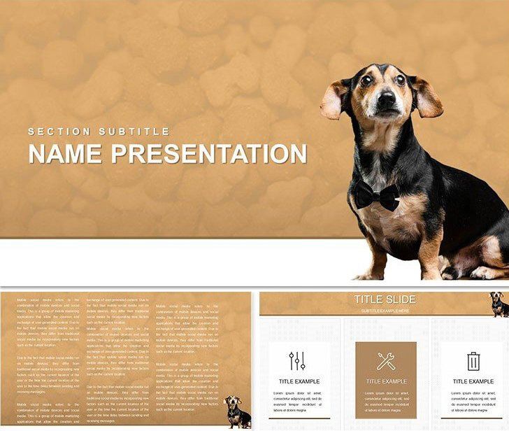 Pet Dog Keynote template