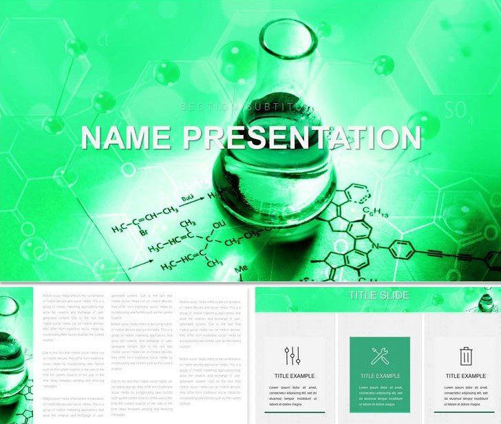 Chemistry Lesson Plans Keynote Template Presentation