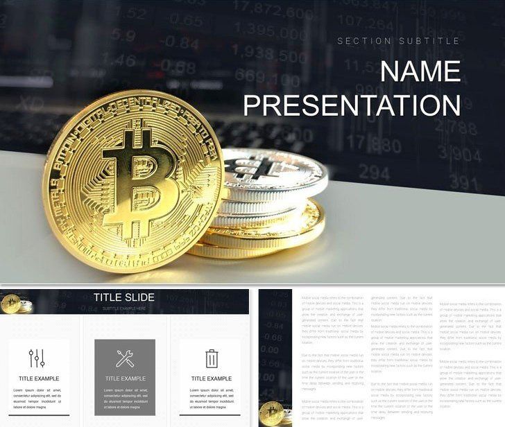 Bitcoin Crypto Lending Keynote Template - Download