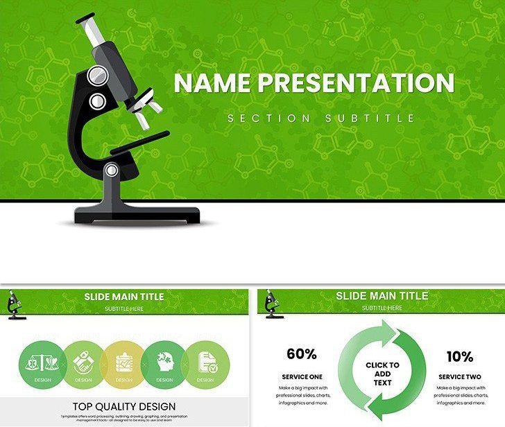 Chemistry Lessons template for Keynote Presentation