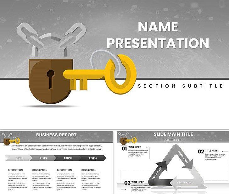 Key Access Security Service Keynote template