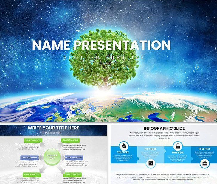 Tree of Life Ecology Planet Keynote Template Themes and Presentation ...