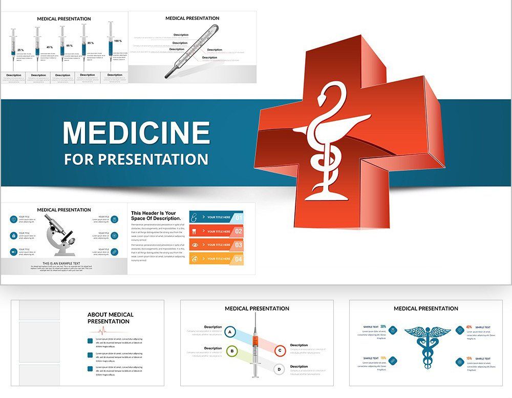 Infographic Medicine PowerPoint Charts for Medical Presentation