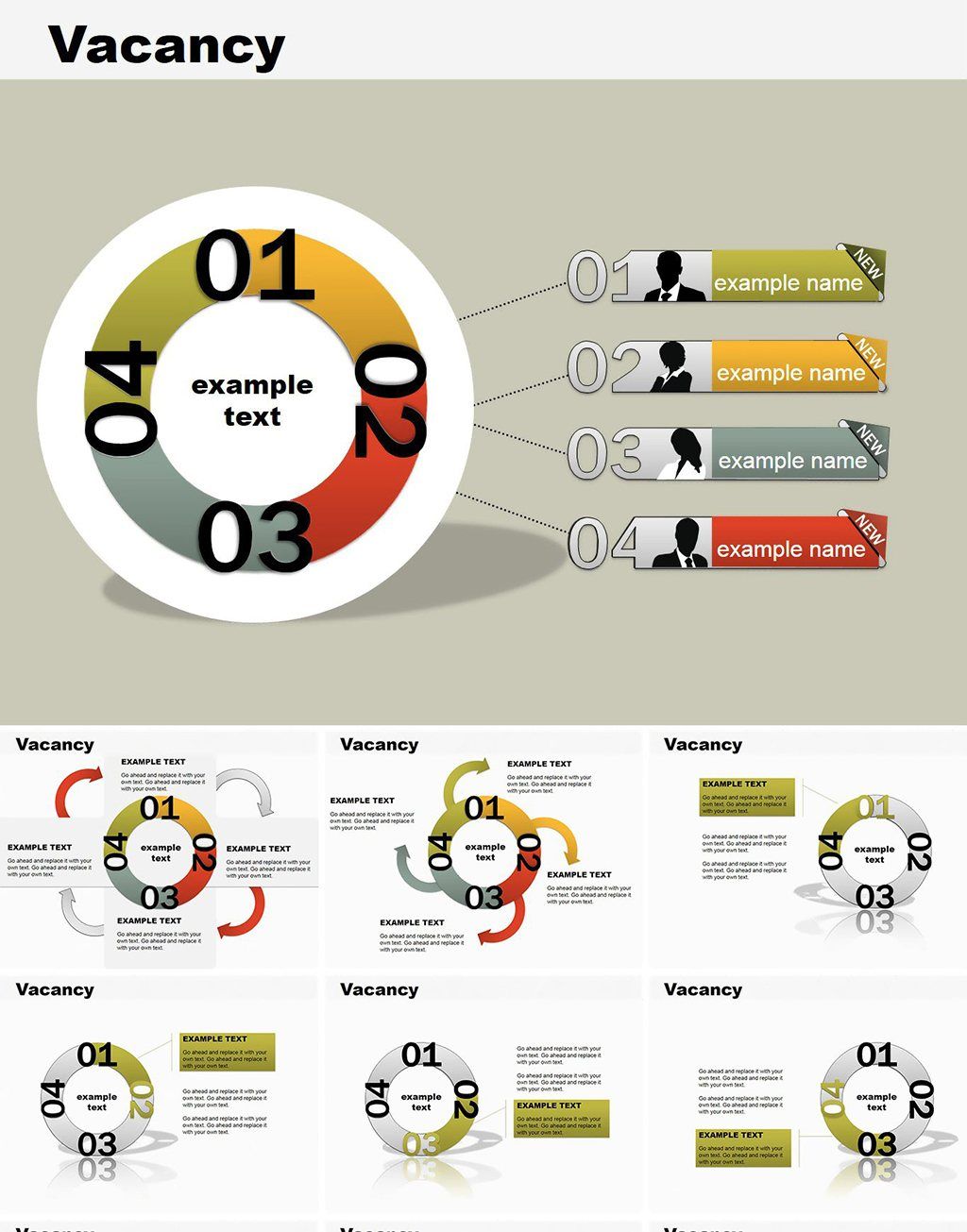 Vacancy PowerPoint Charts Template | Download Presentation
