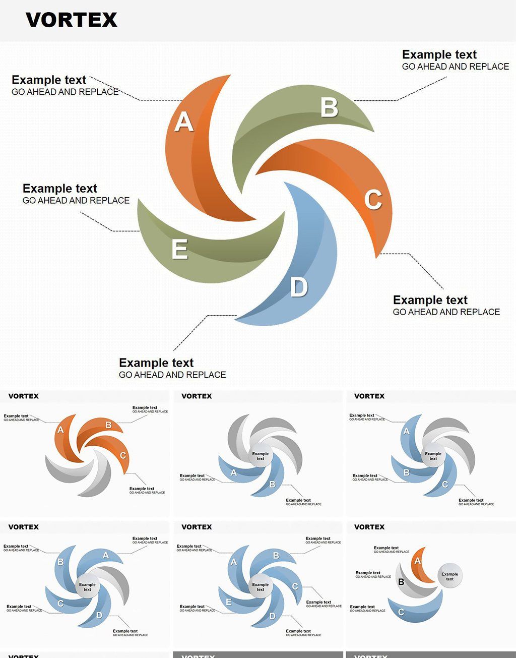 Vortex PowerPoint Charts