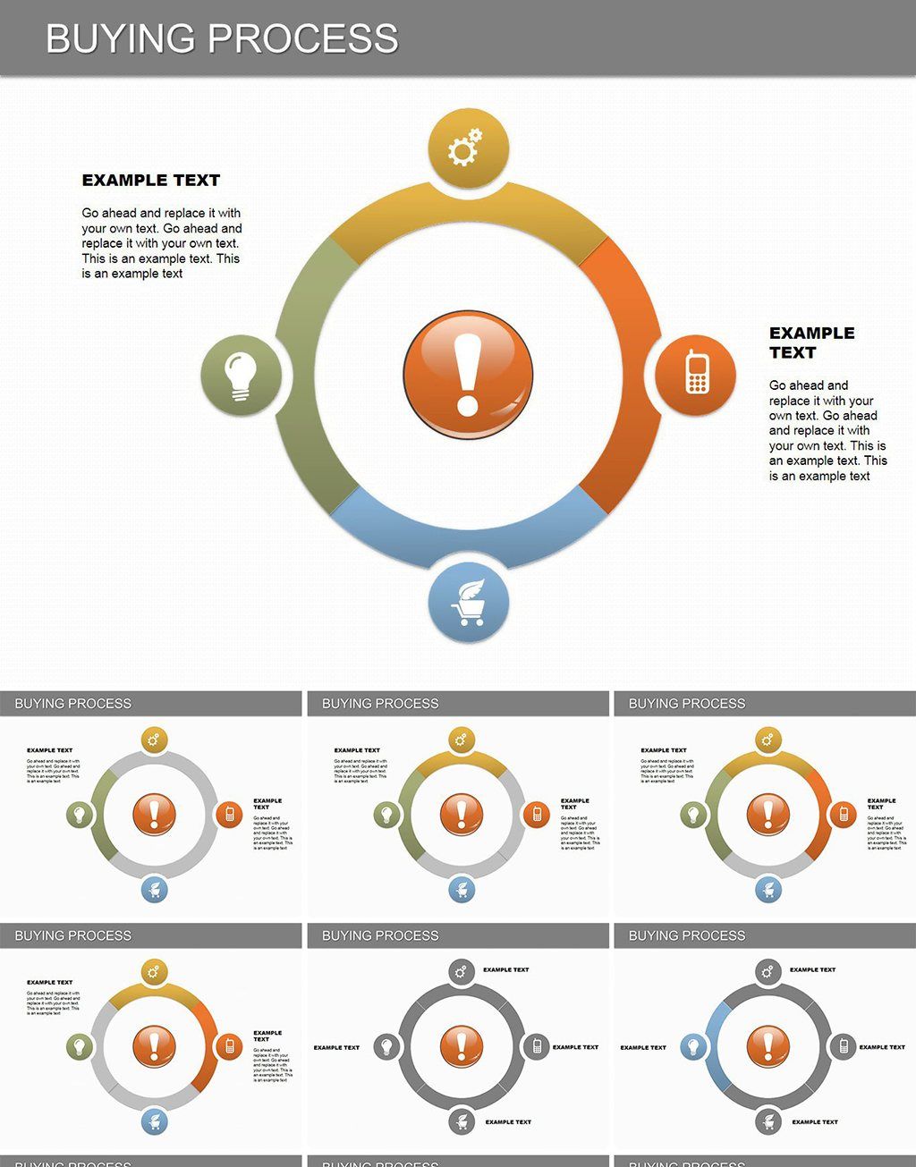 Buying Process: Custom PowerPoint Chart Template