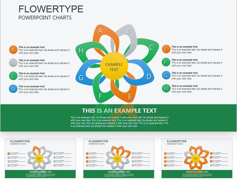 Flowertype PowerPoint Charts Template: Download PPTX Presentation