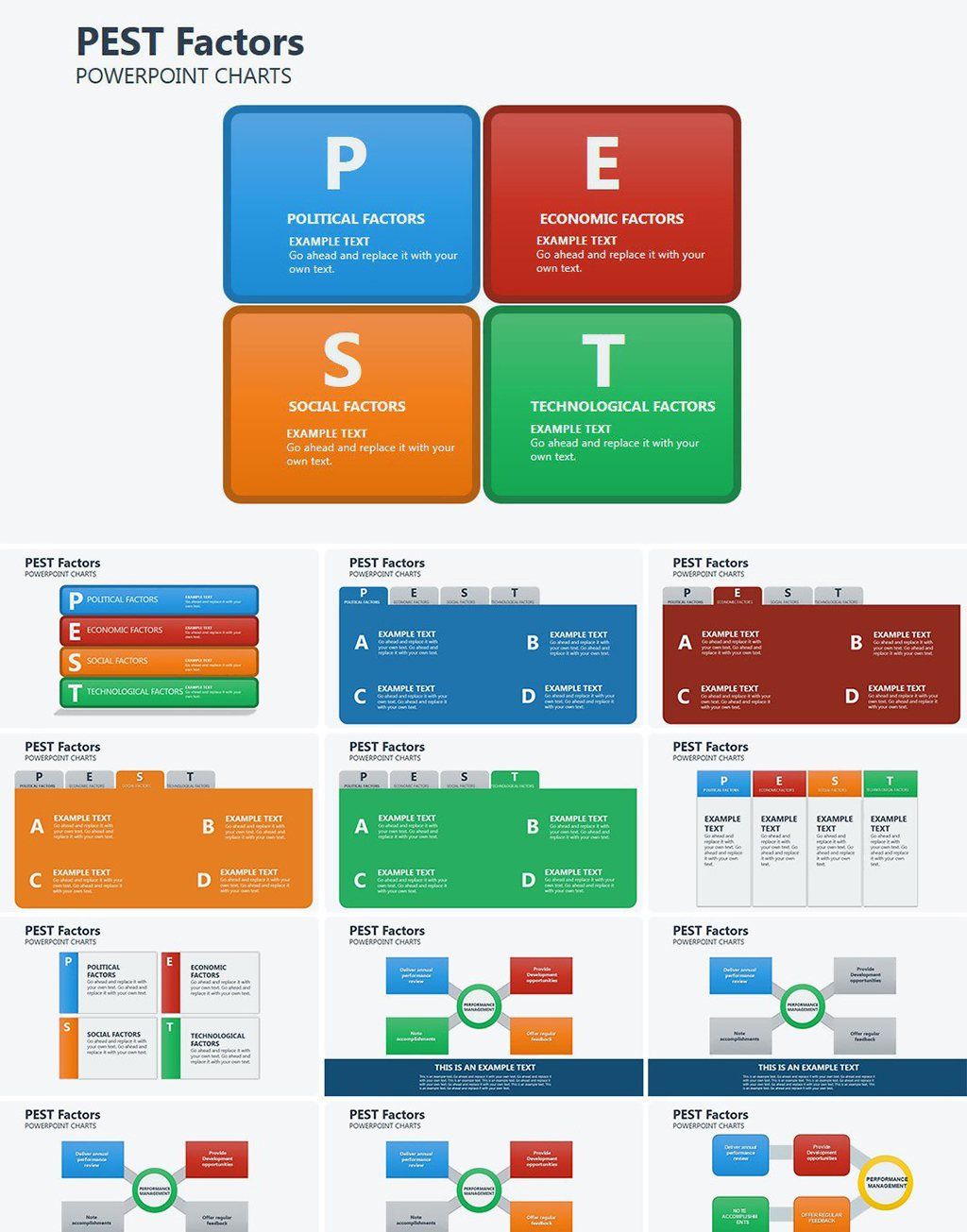 Factors Pest PowerPoint Charts Template - Download PPTX