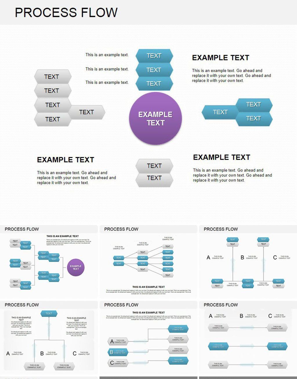 Business Process Flow PowerPoint Charts Template | Download Now