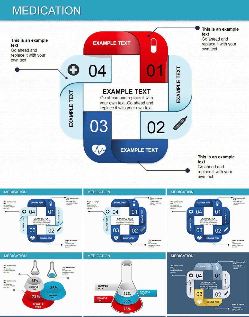 Professional Medication PowerPoint Charts Template - Download Now