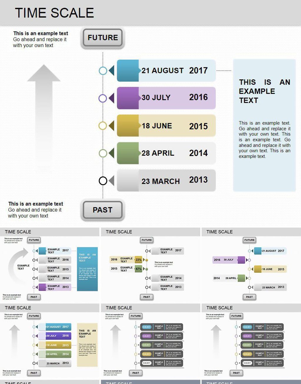 Time-Scale PowerPoint Charts Template | Presentations