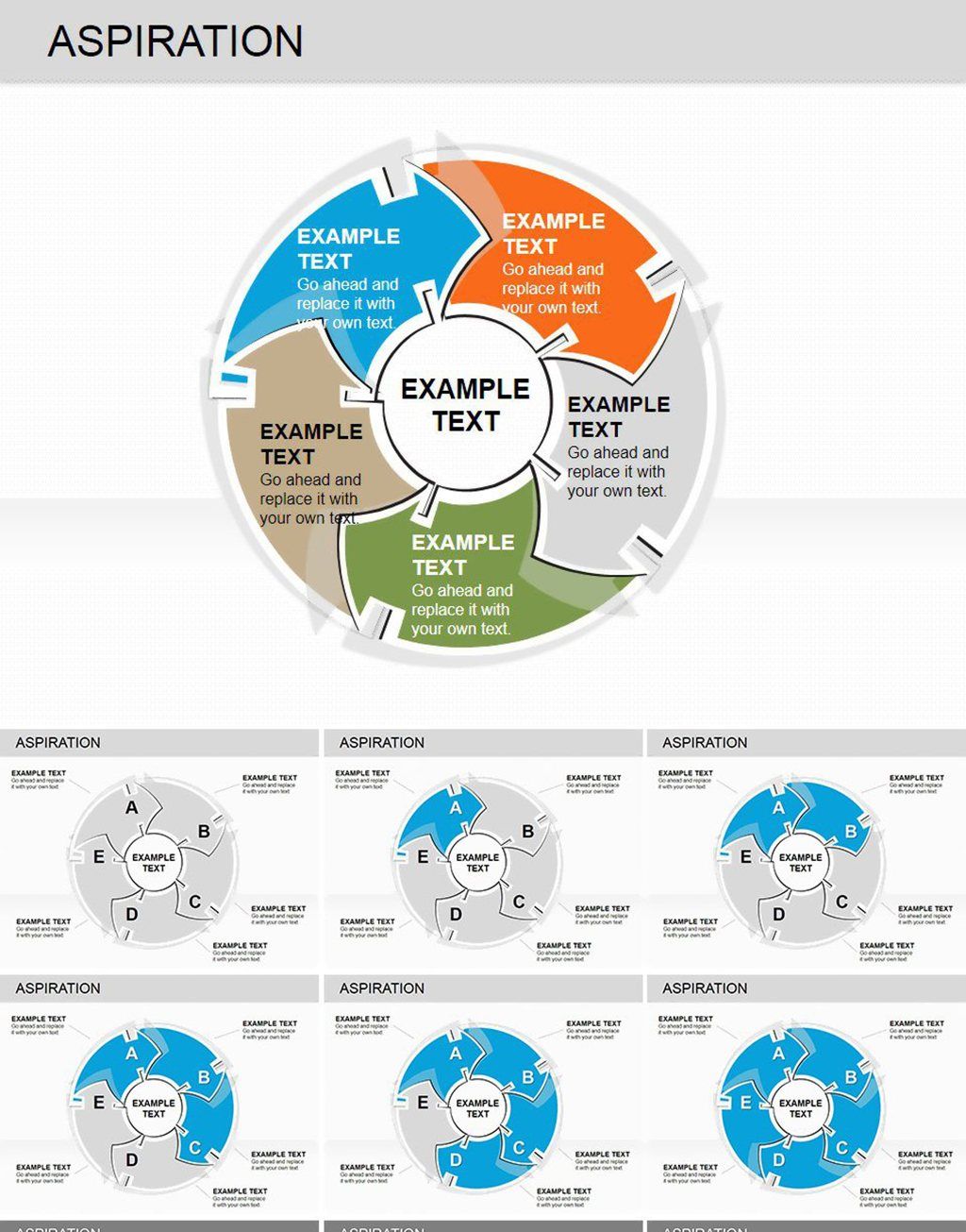 Cycle Aspiration Infographics for Architect PPT