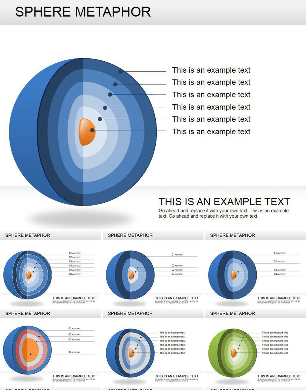 Sphere Metaphor PowerPoint Charts Template Download | Professional ...