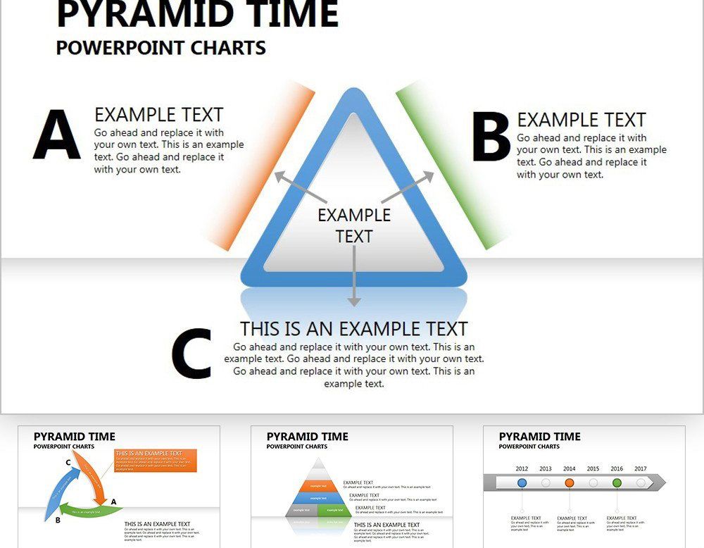 Pyramid Times PowerPoint Charts Template | Presentation