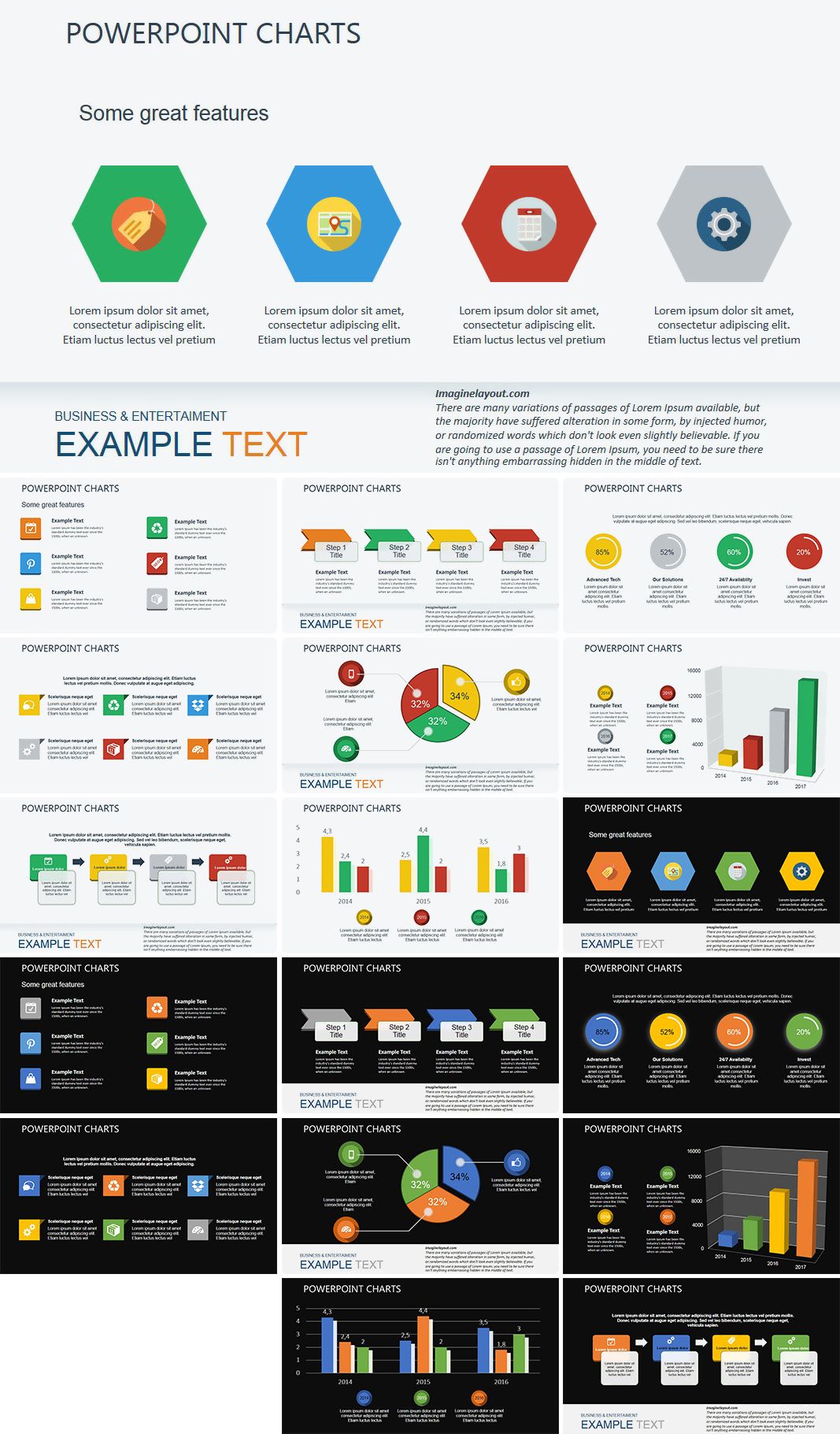 Price Graph PowerPoint charts