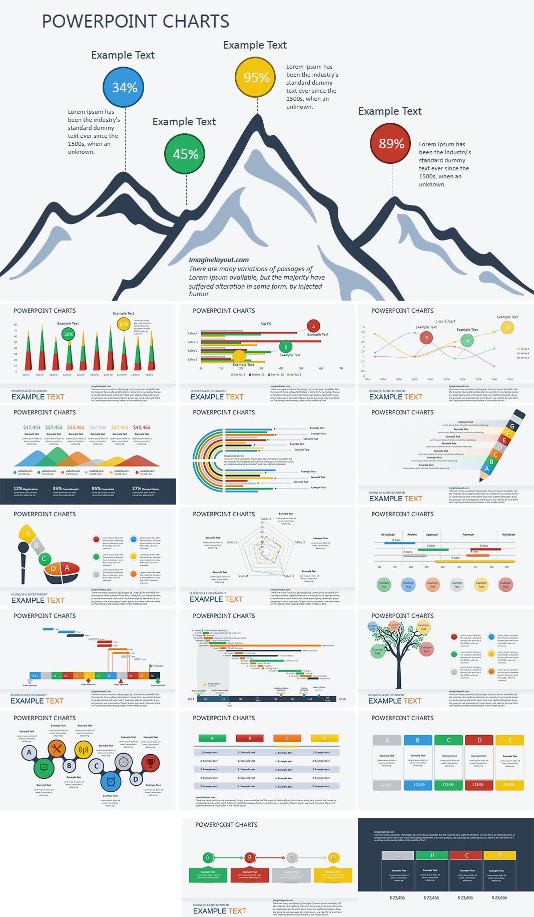 Analytical Reviews PowerPoint Charts Template