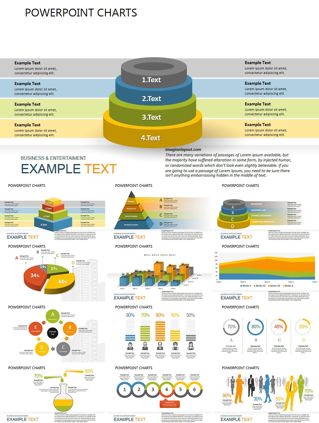 Architectural Metrics Charts PPT | 13 Editable Visuals