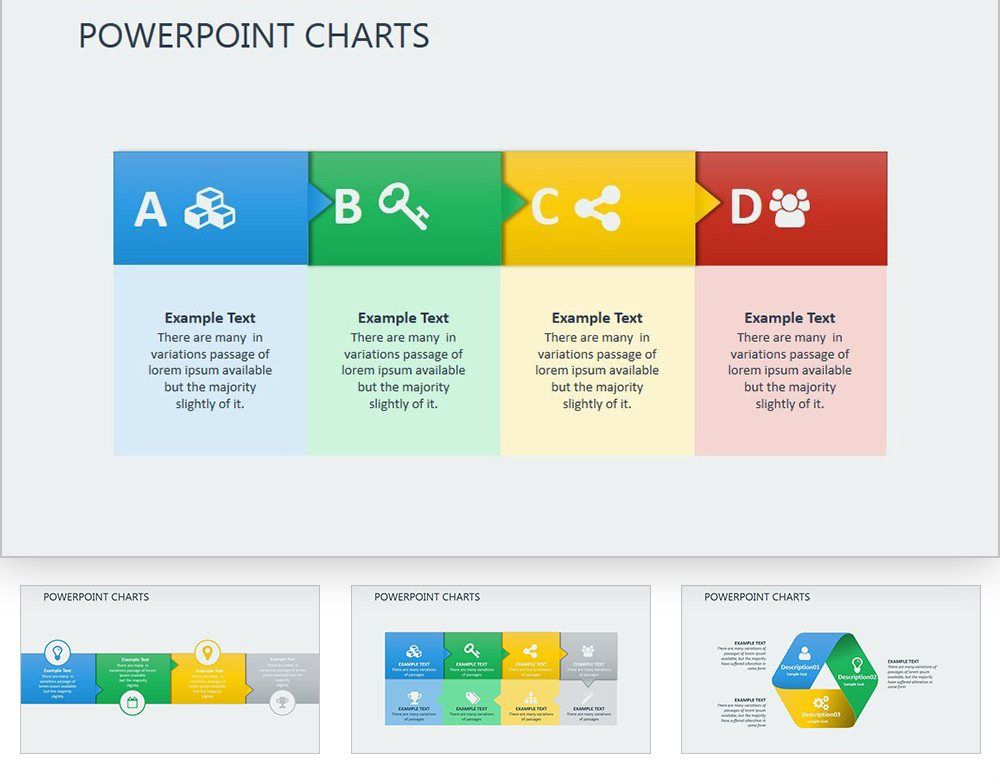 Long Term Plan PowerPoint Charts Templates