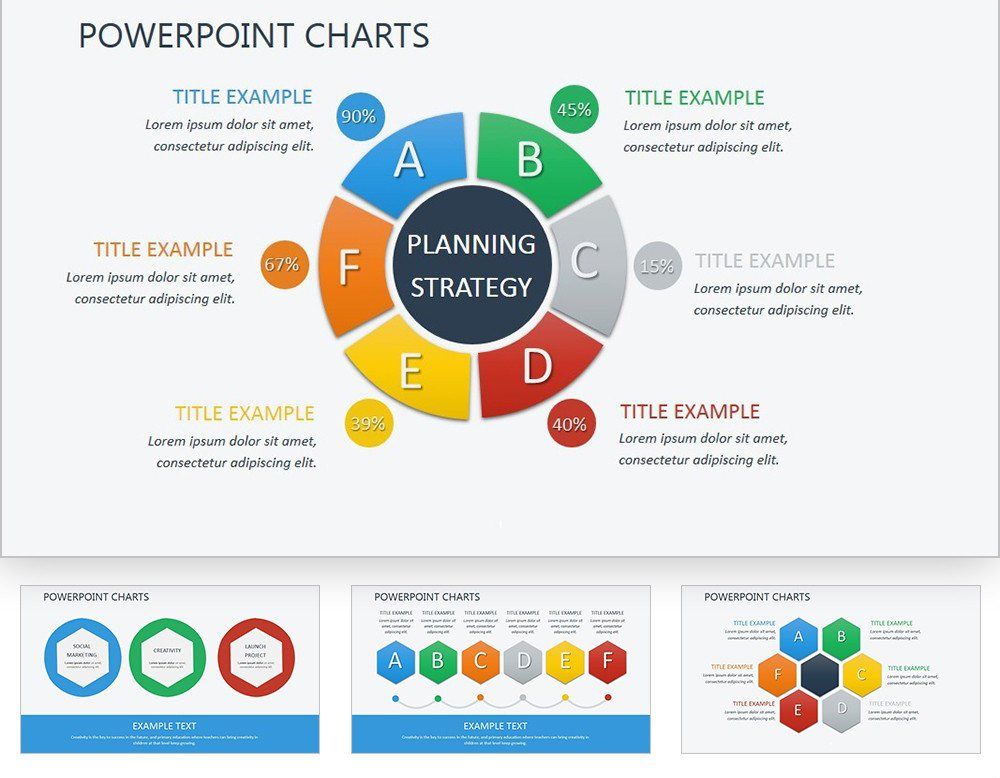 Makeup Idea PowerPoint Charts - Infographic Presentation Template