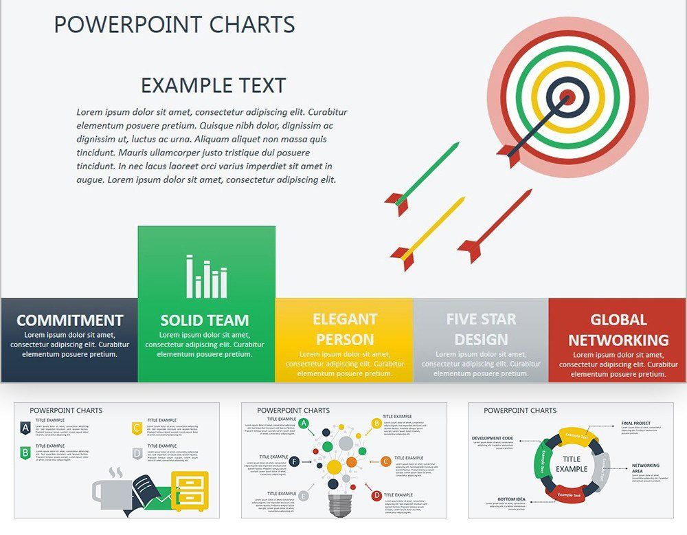 Target Online PowerPoint Charts Template