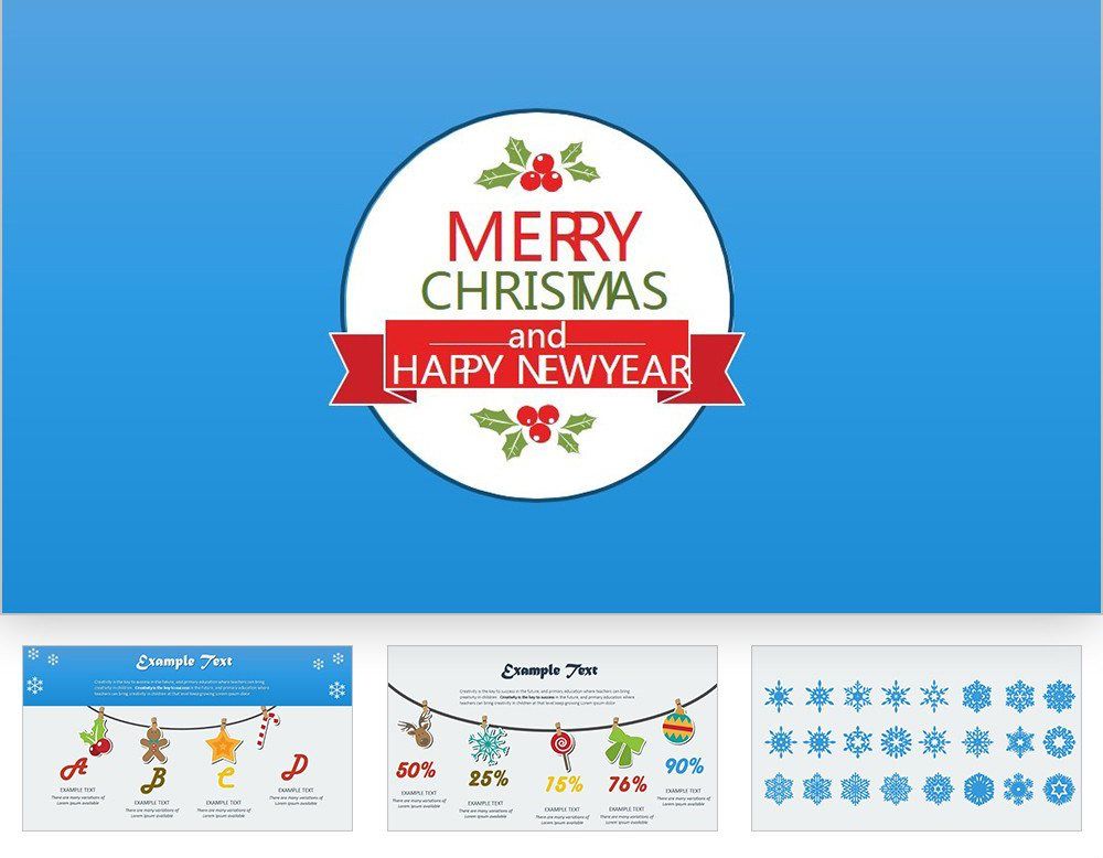 Christmas PowerPoint Charts Template - Free Download PPTX