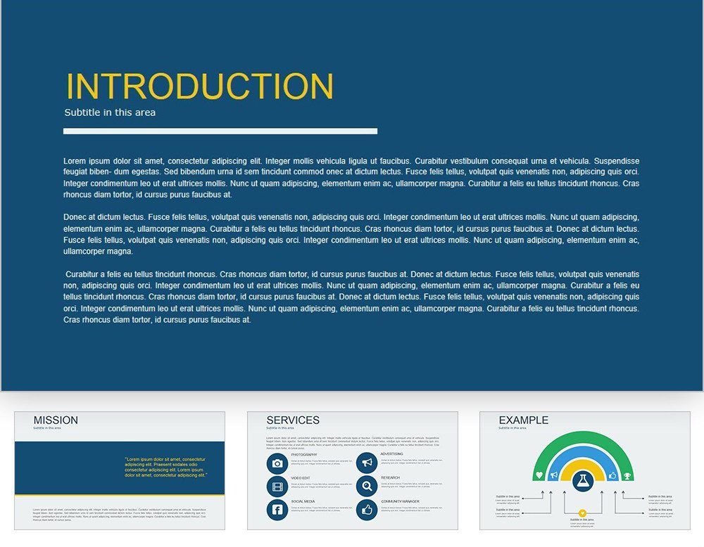 Introduction PowerPoint Charts Template - Download PPTX